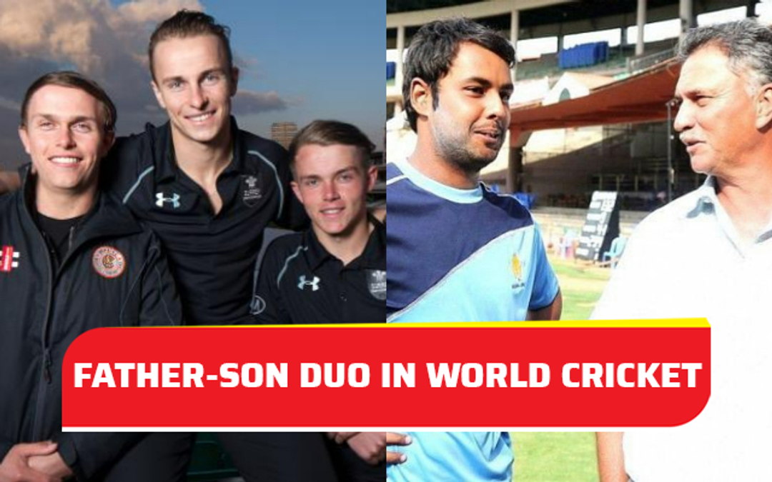 Five father-son duos who have played cricket for their country