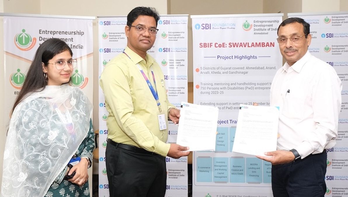 EDII Partners with SBI Foundation for Skill Development of 750 People ...