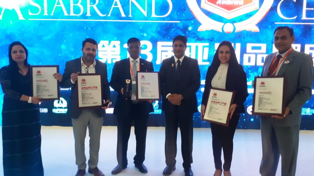 IIA's Five Member Companies Facilitated at Asia Brand Award Ceremony in ...