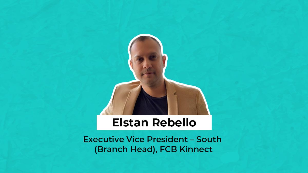 FCB Kinnect elevates Elstan Rebello to EVP – South (Branch Head)