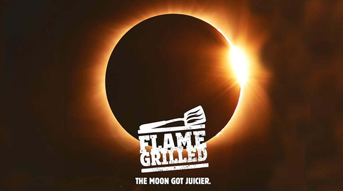 Solar eclipse brand posts light up with creativity