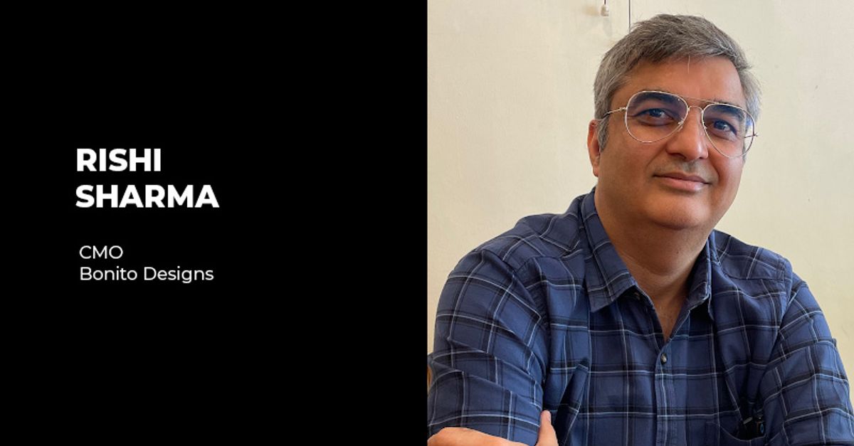 Bonito Designs appoints Rishi Sharma as CMO