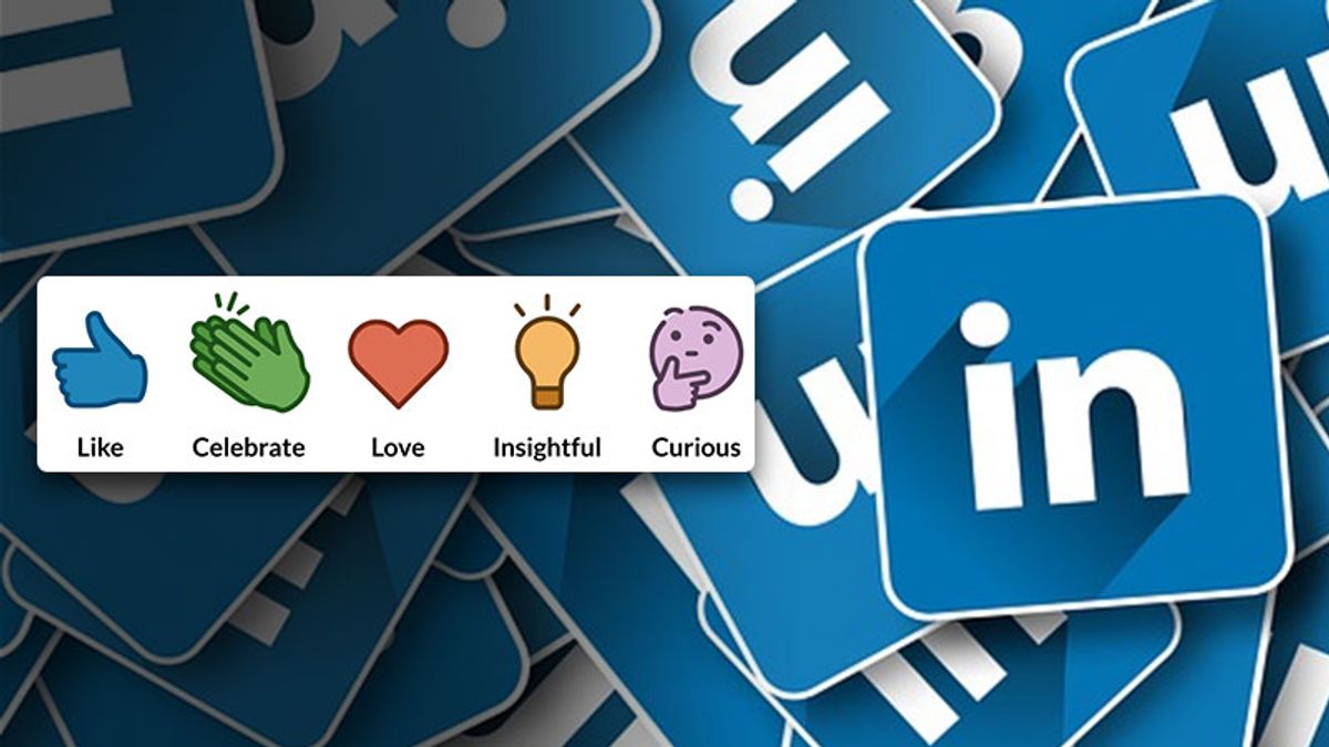 LinkedIn releases Facebook like Reactions