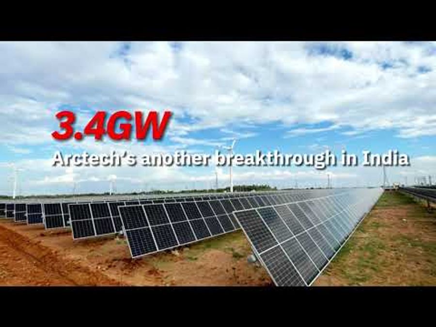 Arctech's solar expansion in India reaches 3.4GW