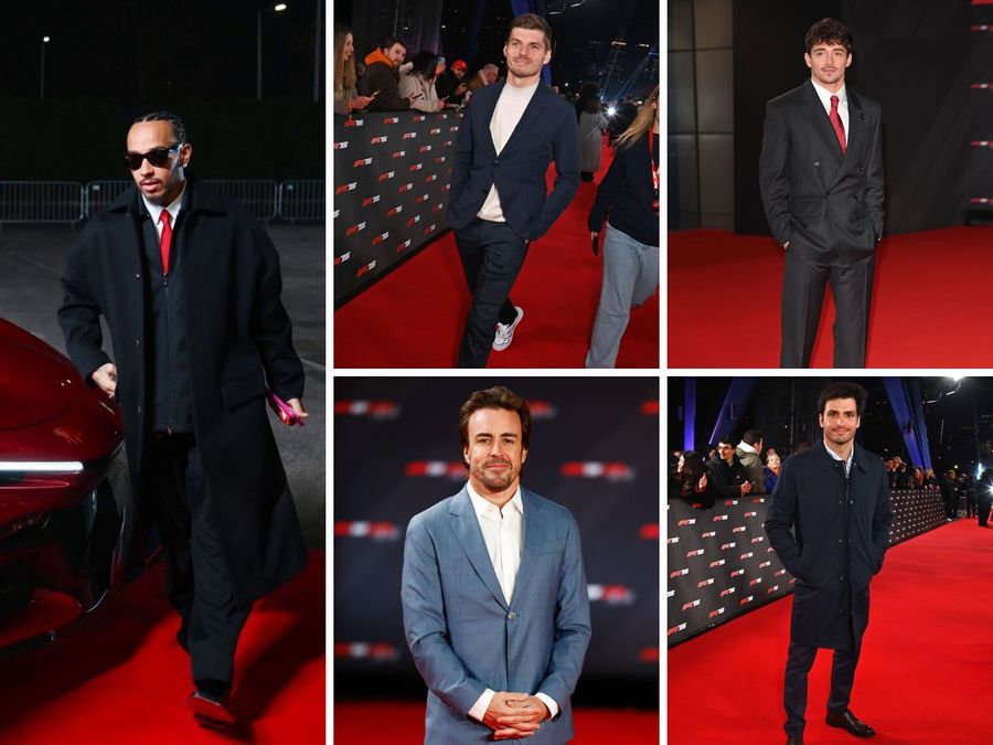 WATCH: F1 Drivers arrive in Style at the F1 75 Red carpet with stunning ...