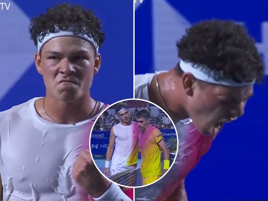 WATCH: Ben Shelton's unforgettable celebration after his first career win over Flavio Cobolli at ...