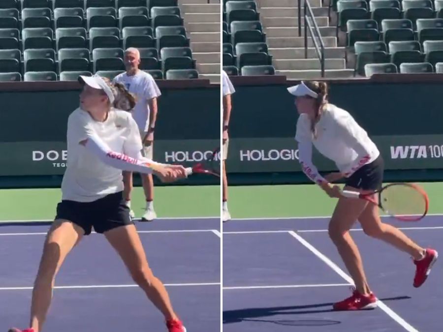 WATCH: Elena Rybakina sets the pace at Indian Wells 2025 practice, eyes ...