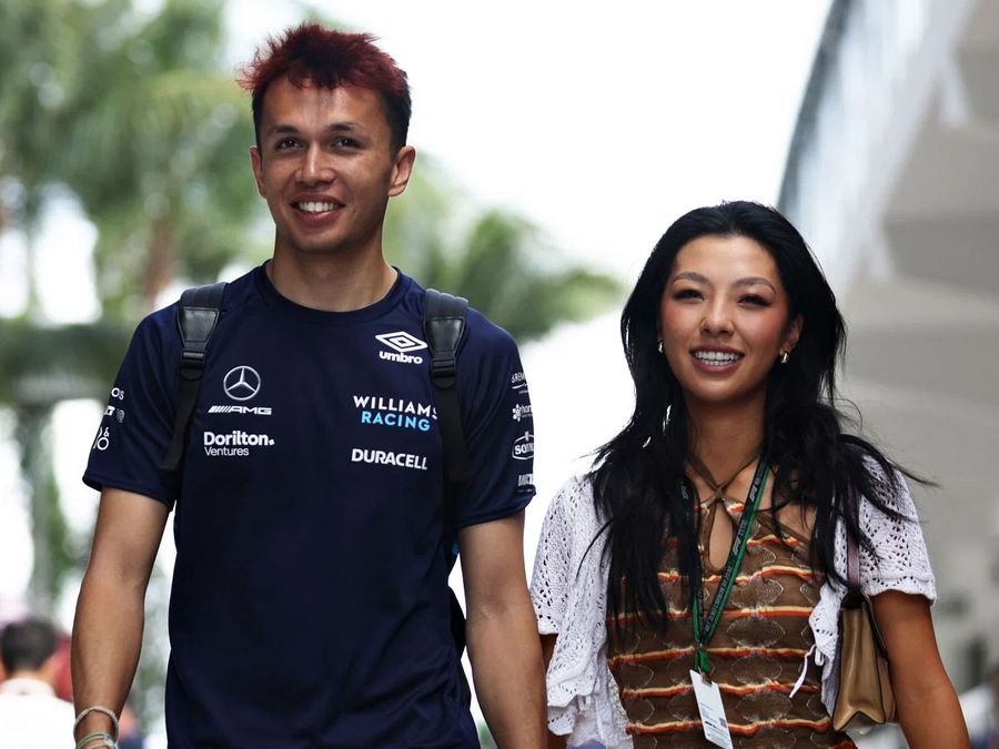 WATCH: Alex Albon's adorable airport moment with girlfriend Lily goes viral