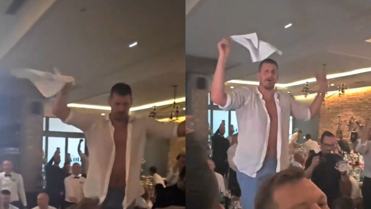 WATCH: Nikola Jokic dancing with unbuttoned shirt after stunning ...