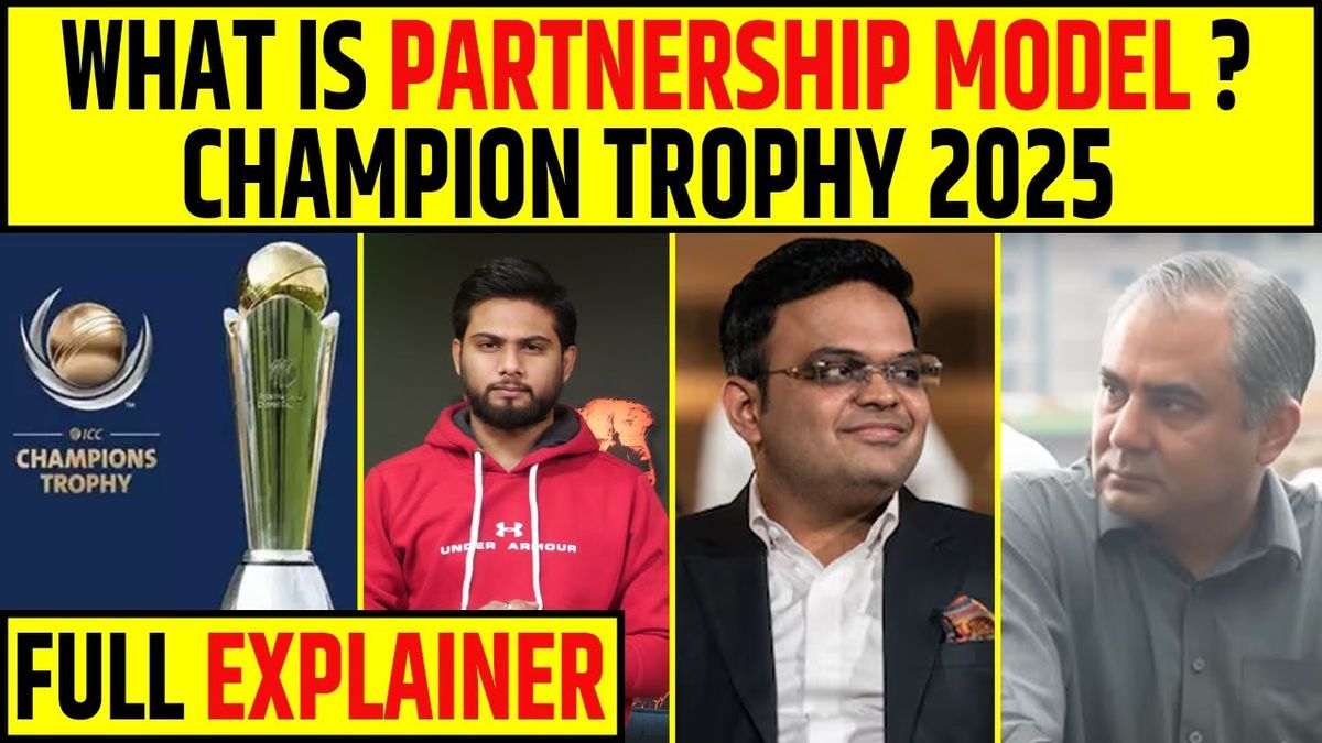 🔴ICC PARTNERSHIP MODEL FULL EXPLAINER . CHAMPIONS TROPHY 2025