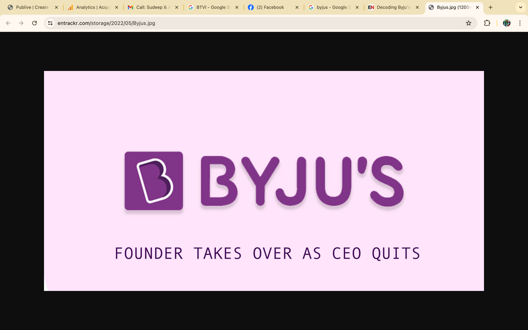 Arjun Mohan resigns as Byju’s CEO; founder Raveendran takes charge