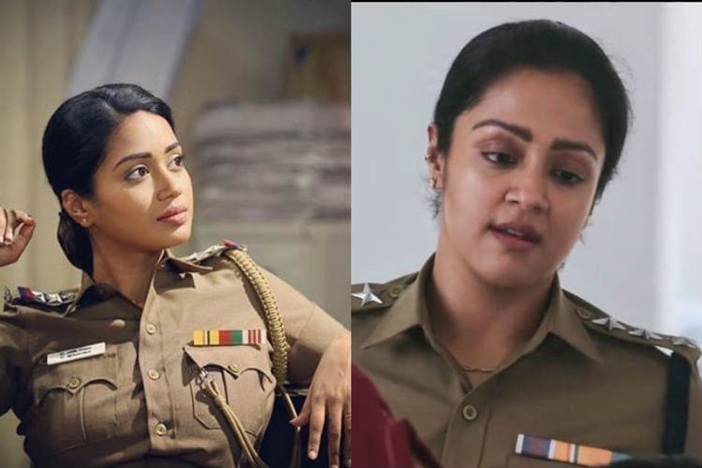 காக்கி சட்டையில் மிரட்டிய நடிகைகள்: அட்டகாச படத் தொகுப்பு