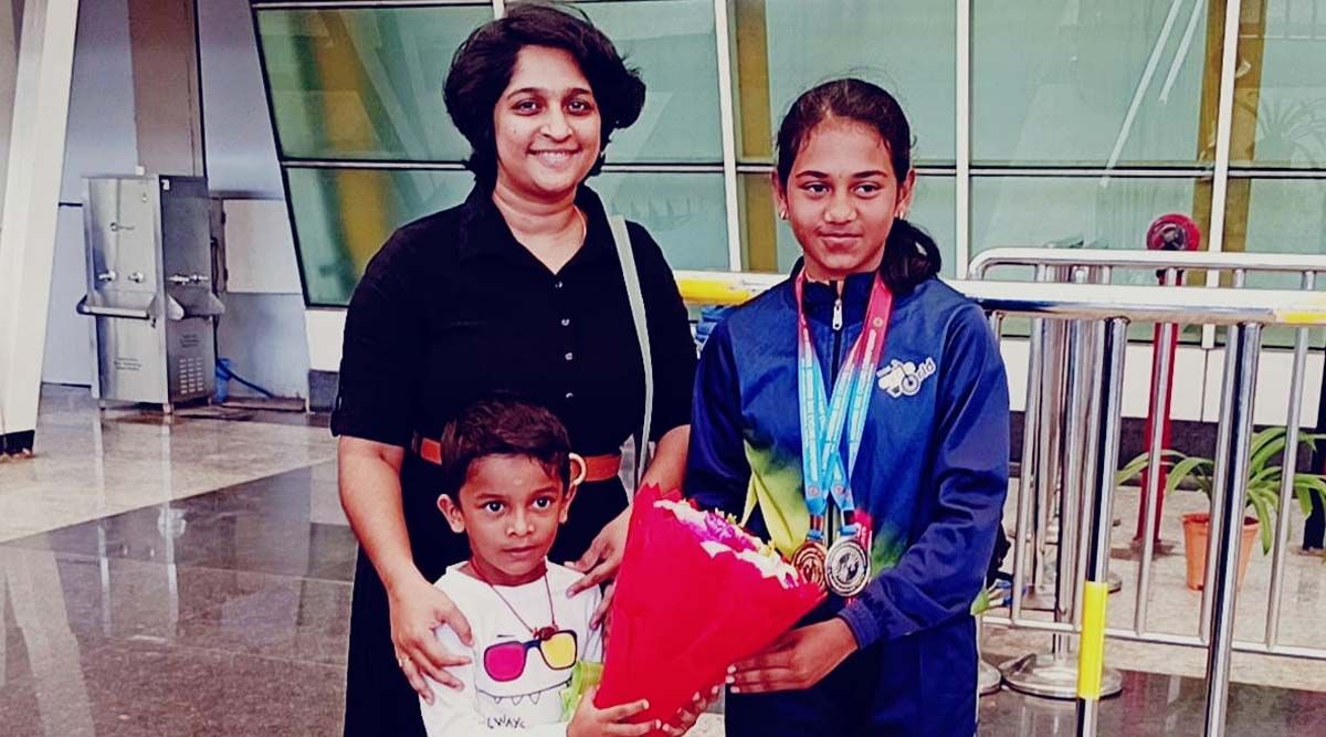 தேசிய அளவிலான மலைப்பகுதி சைக்கிள் போட்டி : தங்கம் வென்று கோவை மாணவி சாதனை