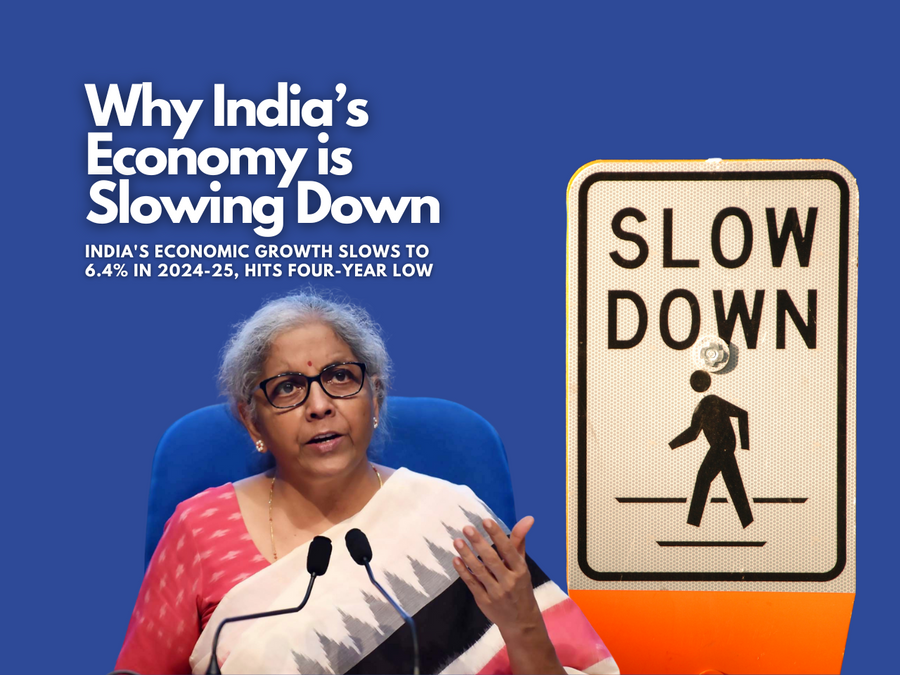 Why Has the Indian Economy Slowed Down? From 9.7% Boom to a 6.4% Dip