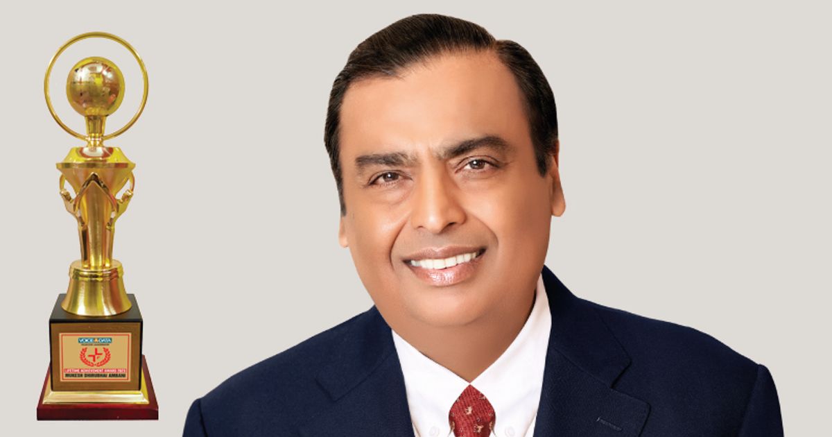 Lifetime Achievement (2023): MUKESH D AMBANI Chairman and Managing ...