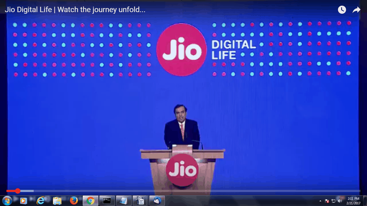 Jio crosses 100 million subscribers mark in 170 days