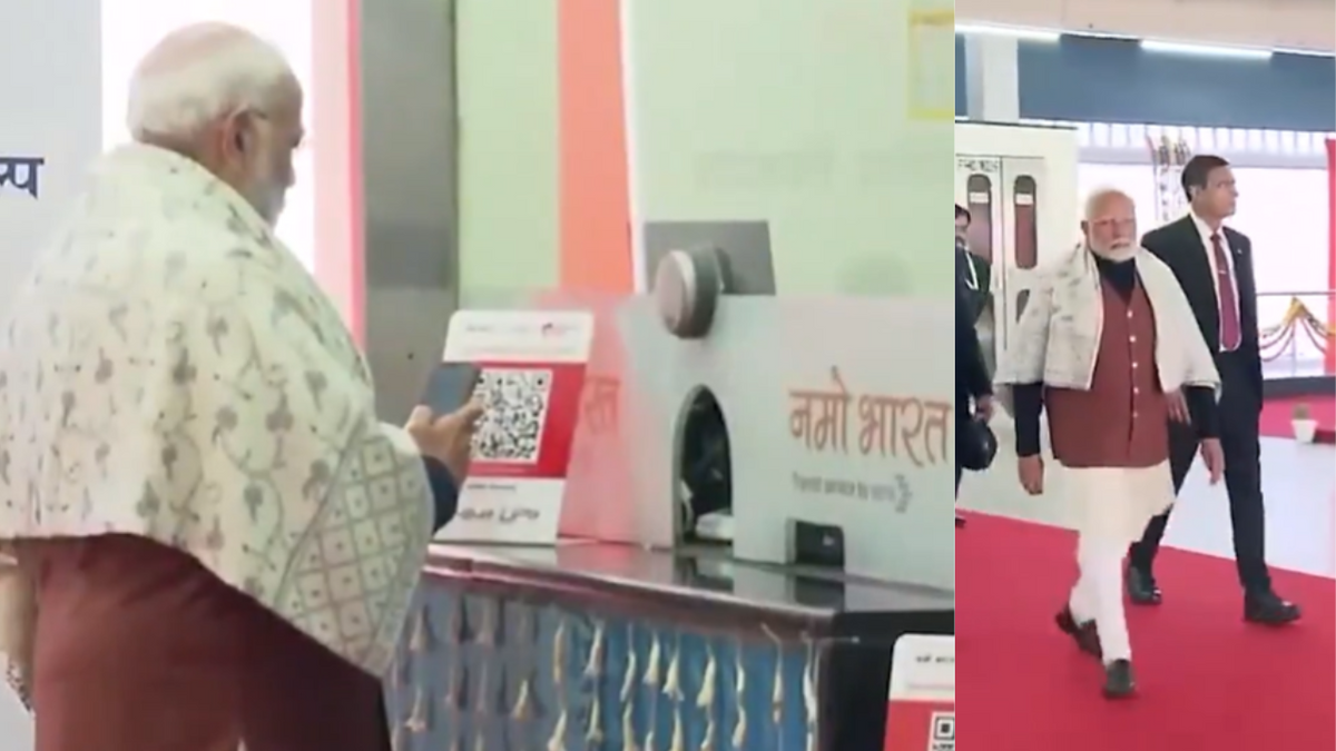 PM Modi inaugurates Delhi's first 'Namo Bharat' train