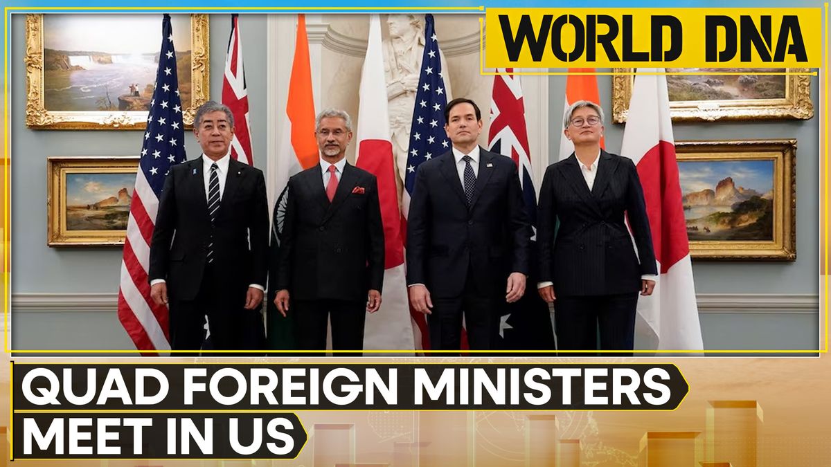 Quad foreign ministers meet in Washington US