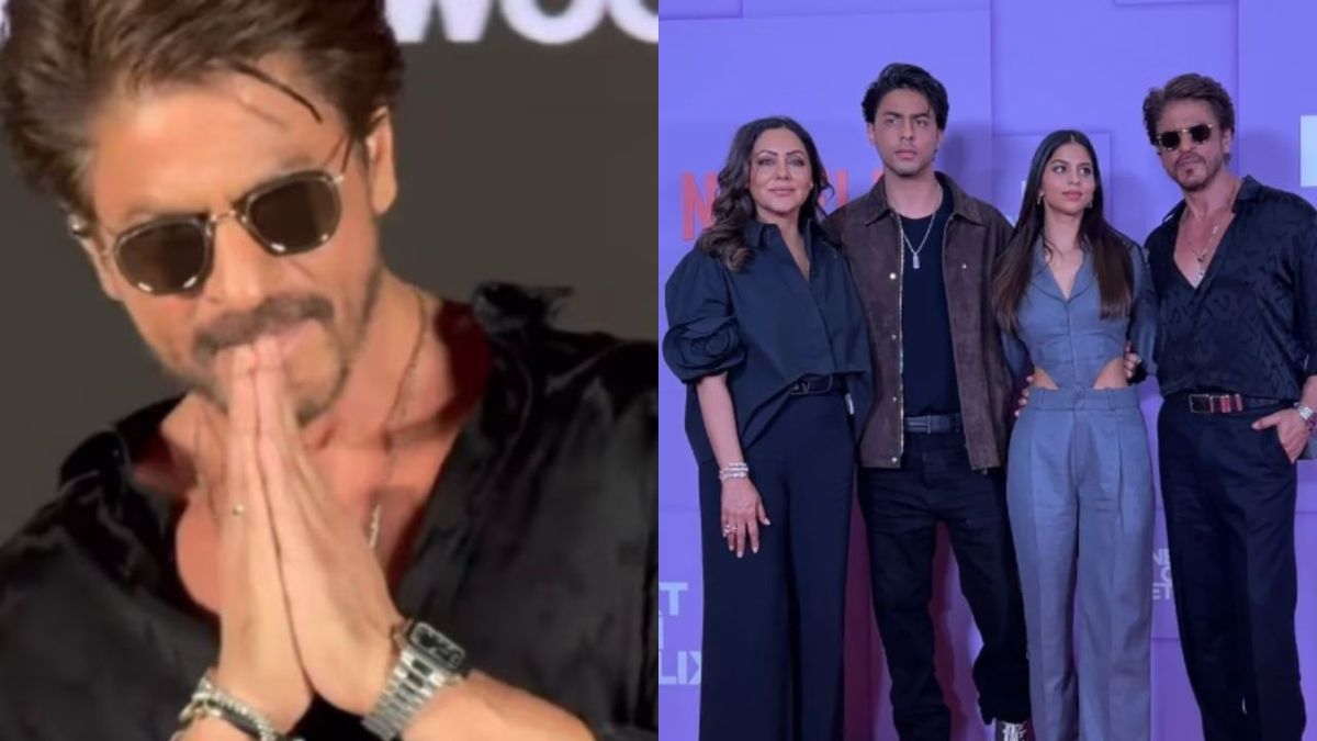 'Baap ka naam...': Shah Rukh Khan to son Aryan Khan on 'The BA***DS of Bollywood' Netflix event