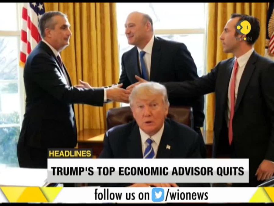 Trumps's top economic advisor Gary Cohn quits office