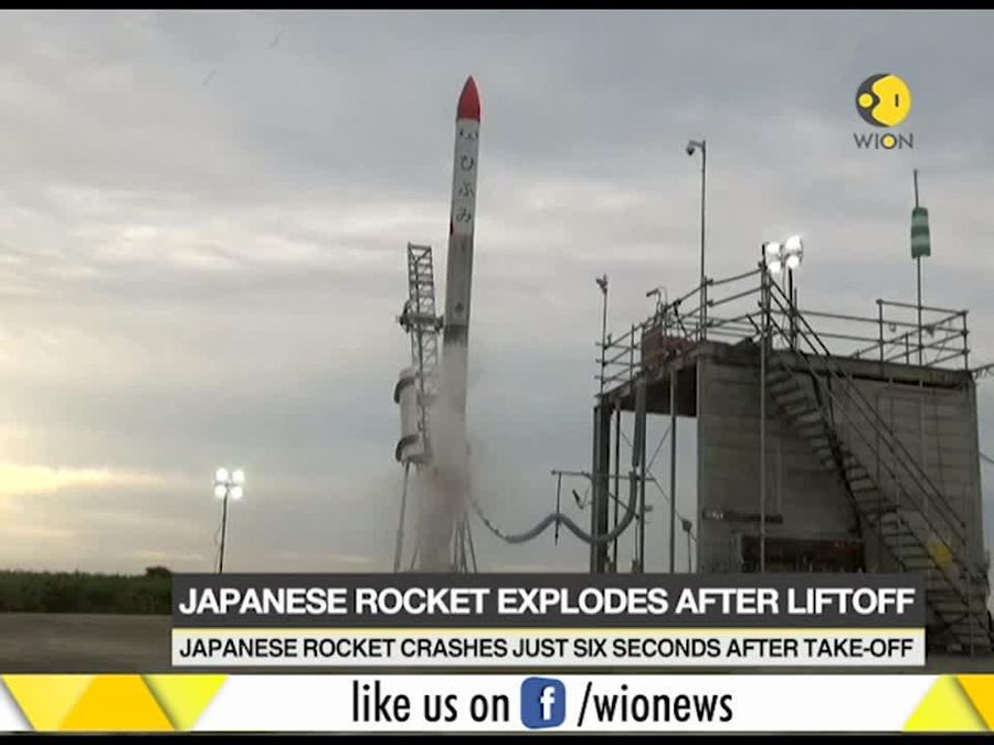 Japanese rocket explodes after lift-off