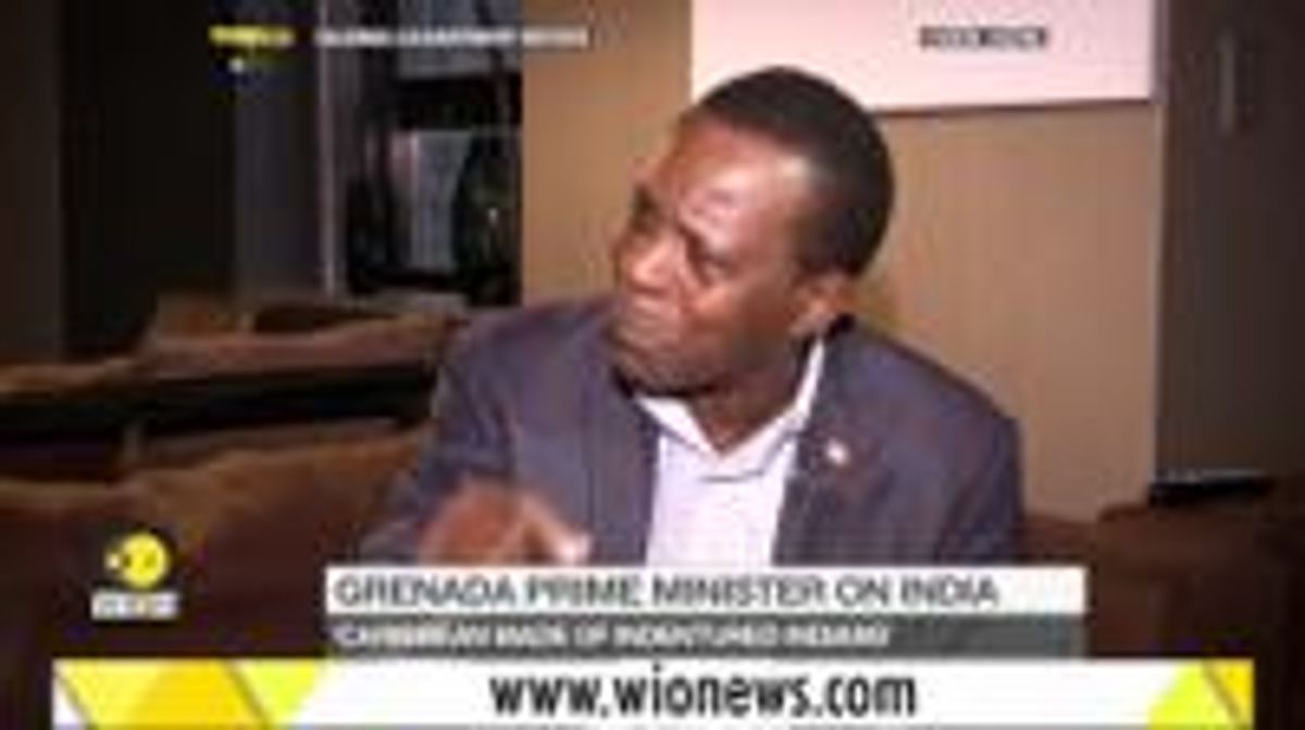 In conversation with Grenada PM , Keith Mitchell