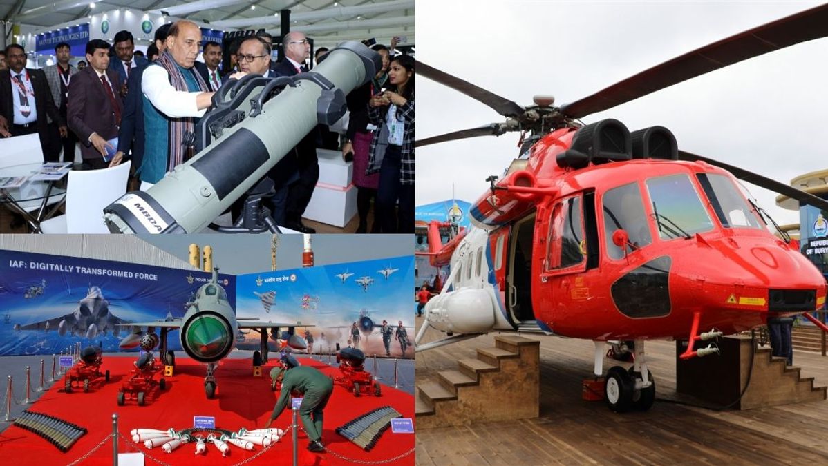 Defence equipment unveiled at Defence Expo 2020