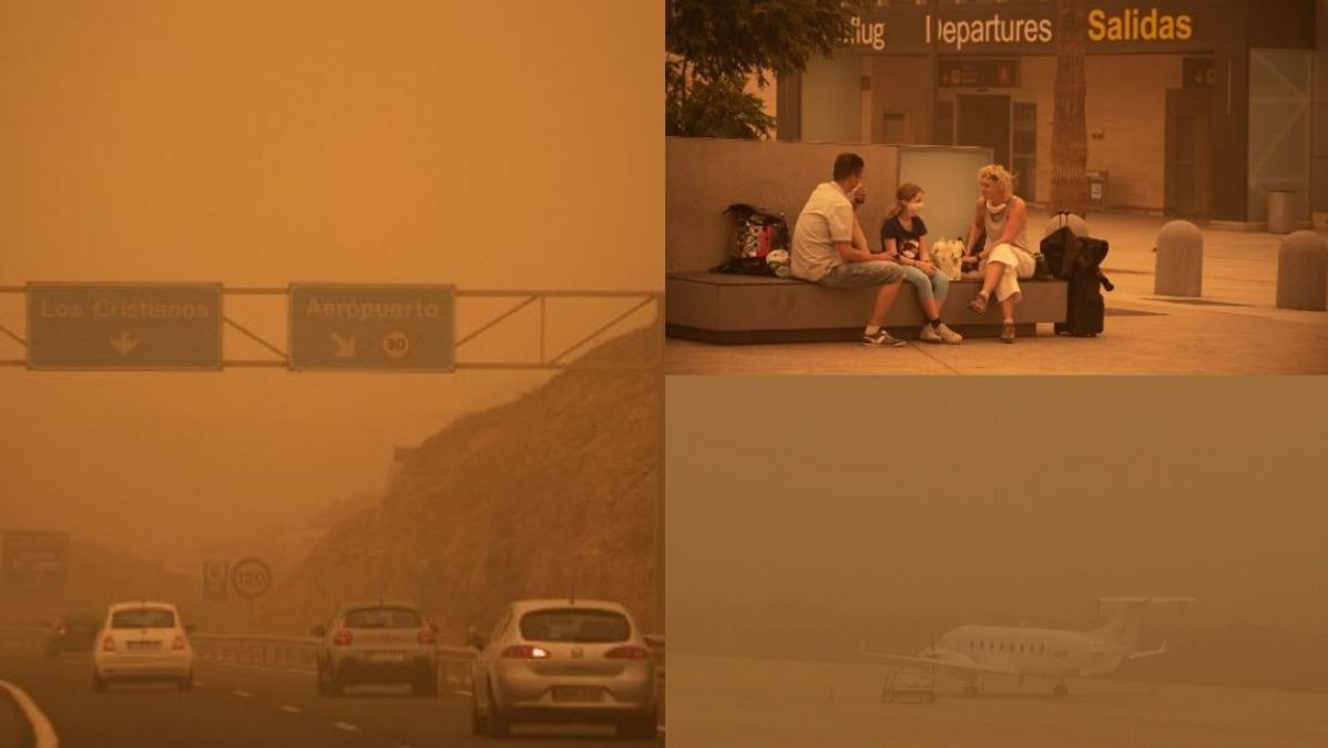 Sandstorm 'Calima' engulfs Spain's Canary Islands