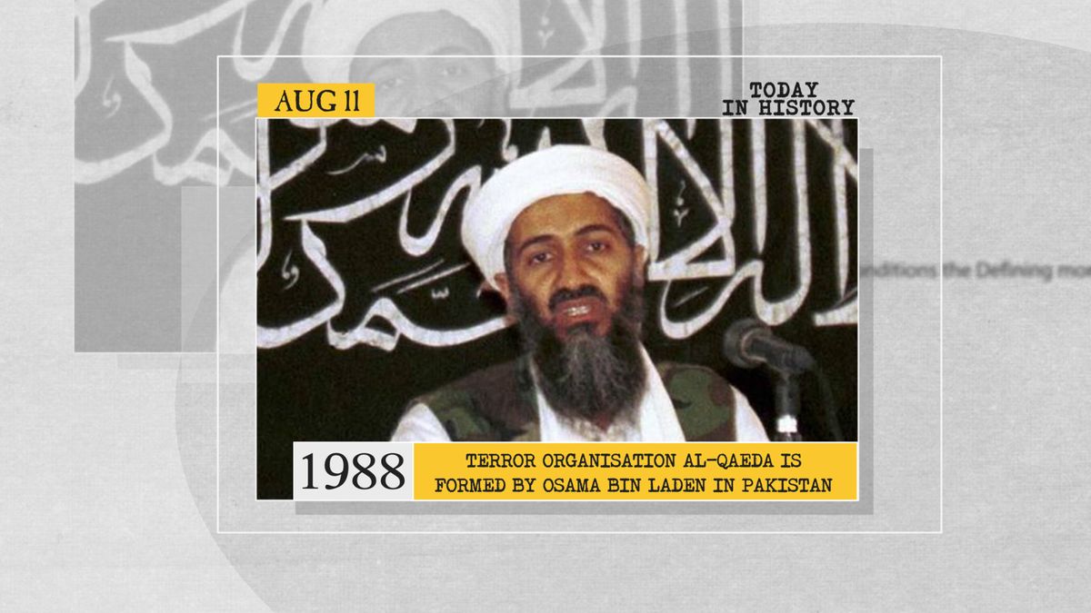 August 11 in history: Formation of Al-Qaeda, Pak adopts national flag ...