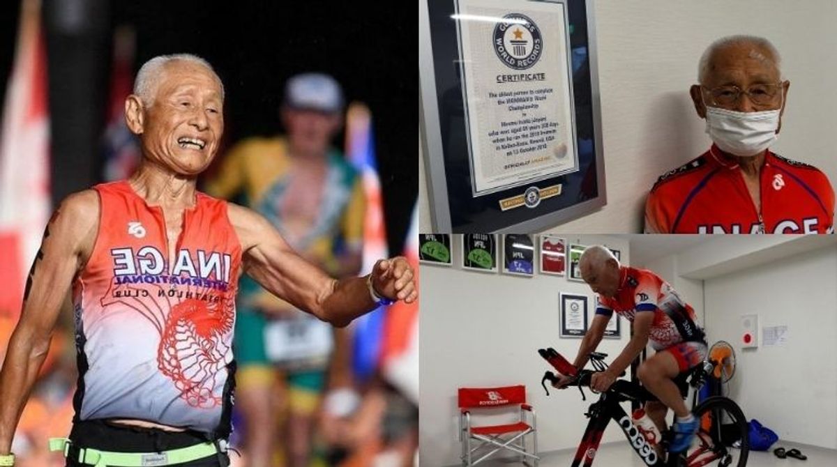 Hiromu Inada: World's oldest Ironman plans to compete in his 90s