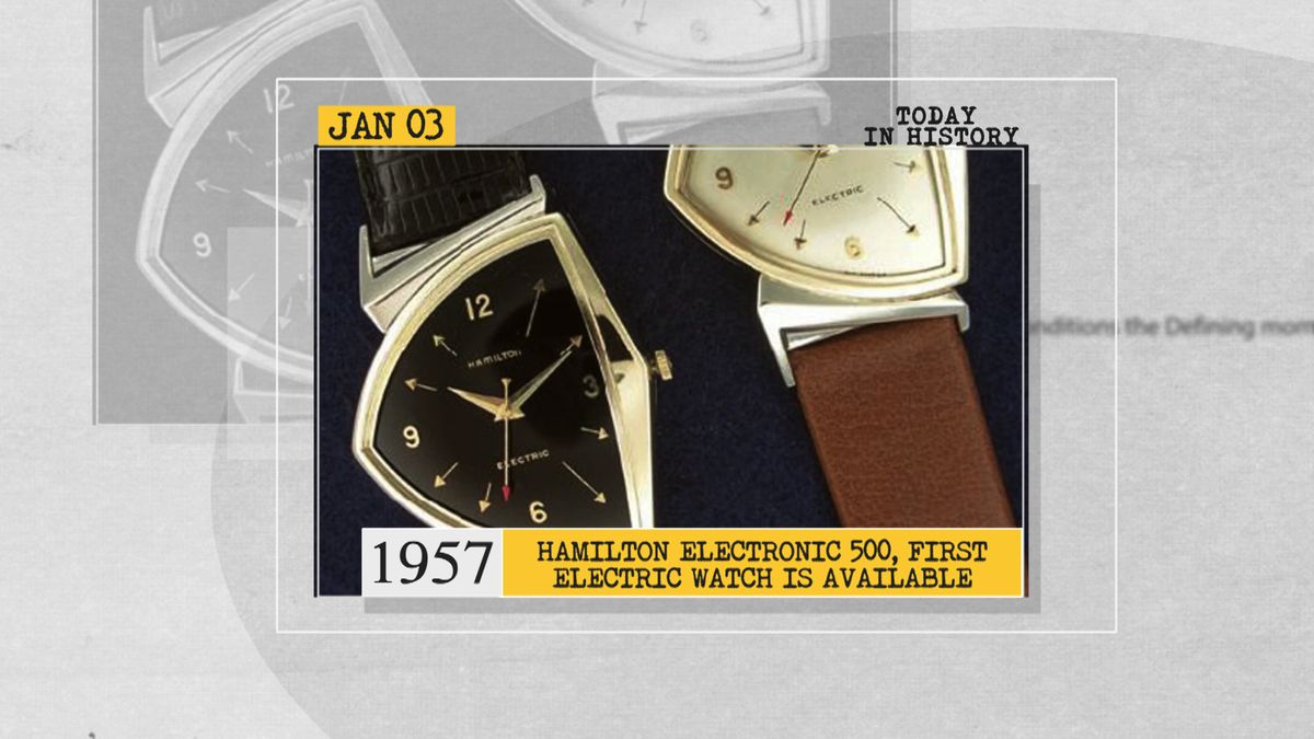 January 03 in history: First electric watch, Italian parliament ...