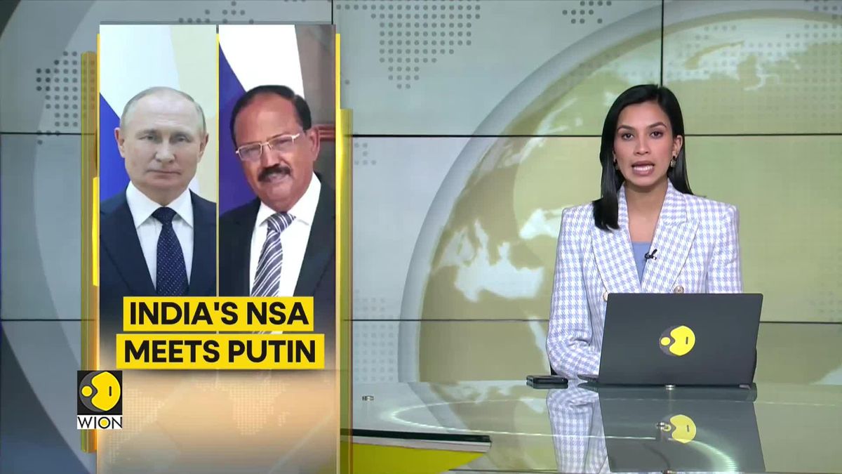 India's NSA Ajit Doval meets Russian President Putin, discusses India ...