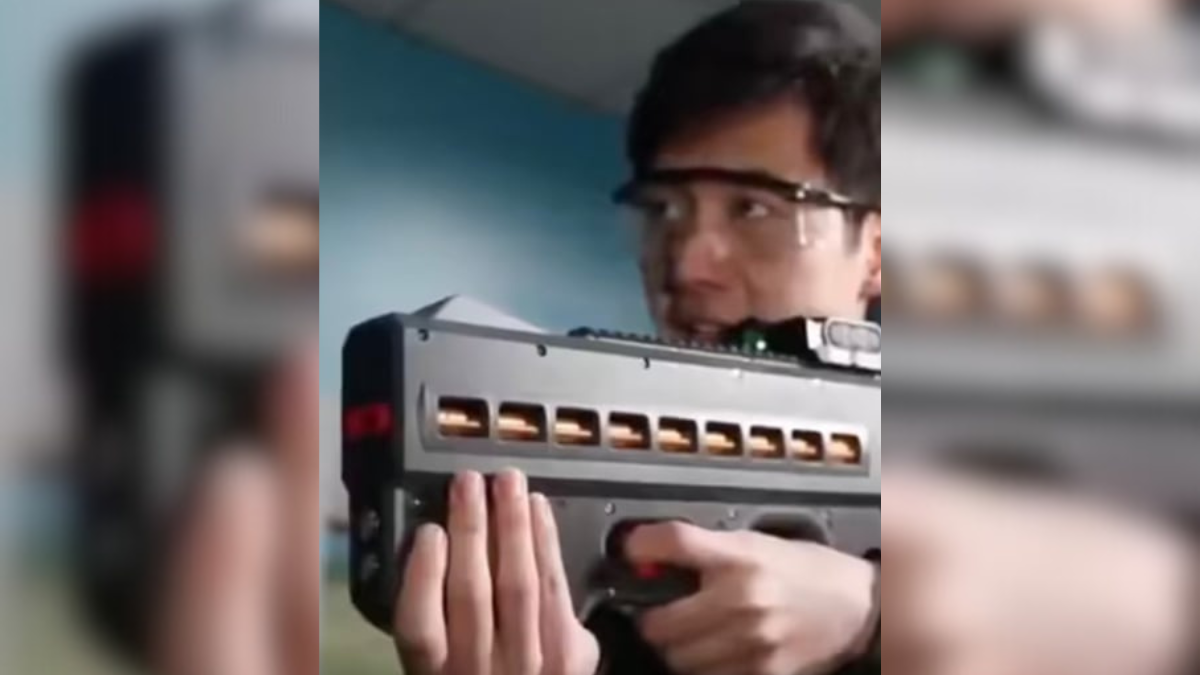 China unveils electromagnetic gun that fires coin-shaped bullets, to be ...