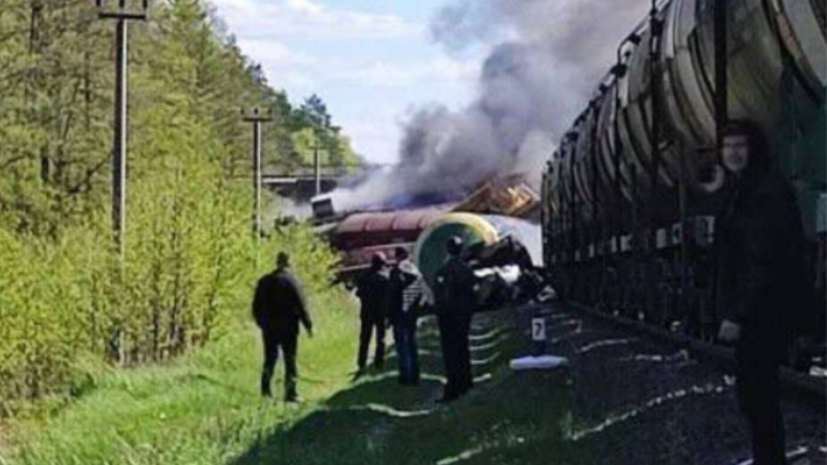 Russia: Explosion derails freight train in region bordering Ukraine