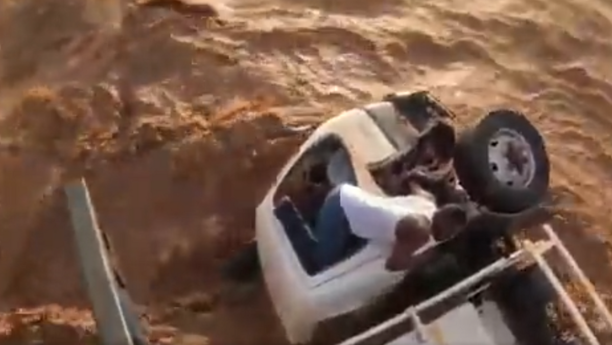 WATCH | Dramatic visuals as truck driver rescued in Kenya after sudden ...