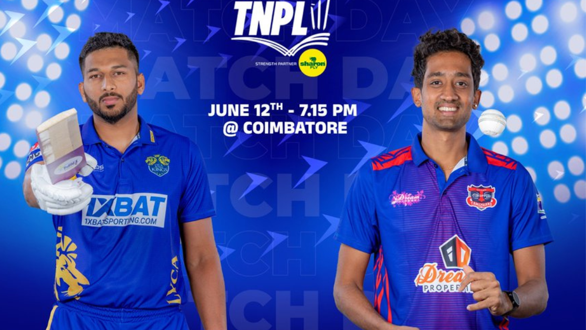 TNPL 2023 Live Streaming: When, where & how to watch Tamil Nadu Premier League 2023 Live in ...