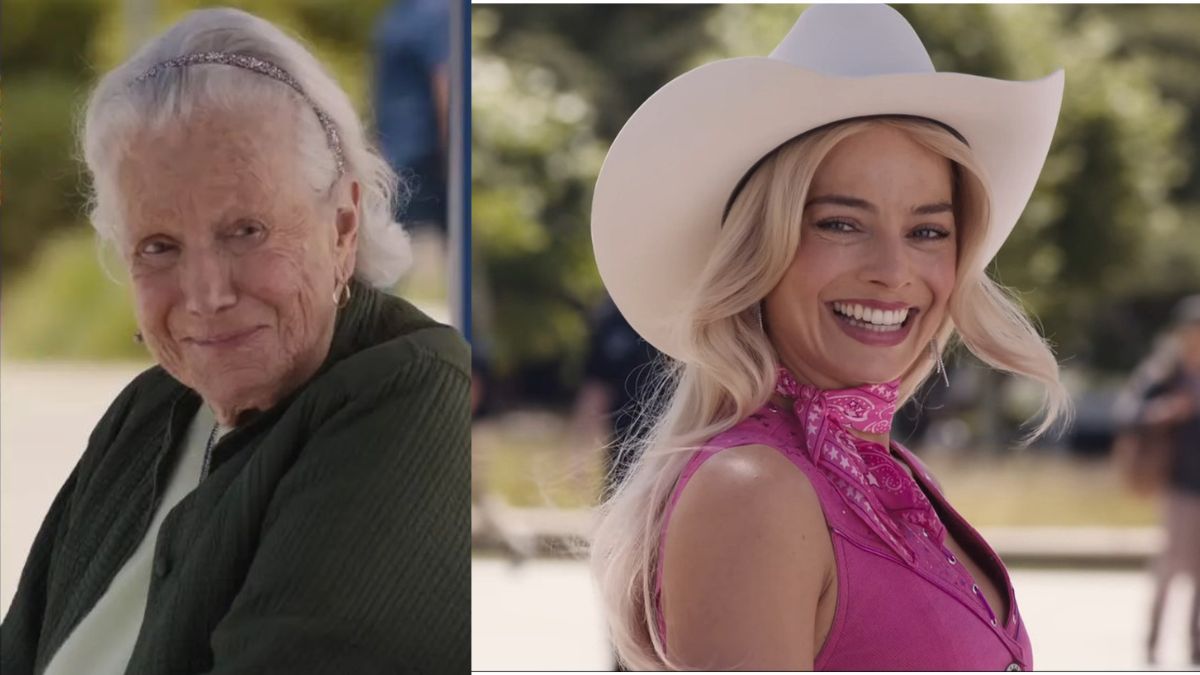 Revealed: The identity of the old woman on the bench in the Barbie movie