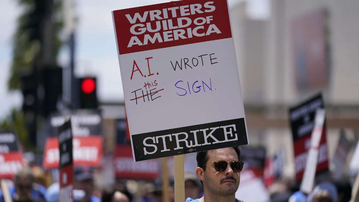WGA strike: Studios' proposal raises possibility of copyrightable AI ...