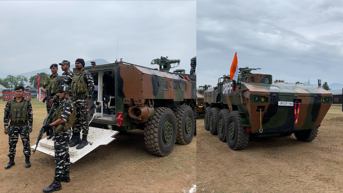 India: CRPF boosts ops in Kashmir, 6 amphibious 'WHAP' vehicles ...