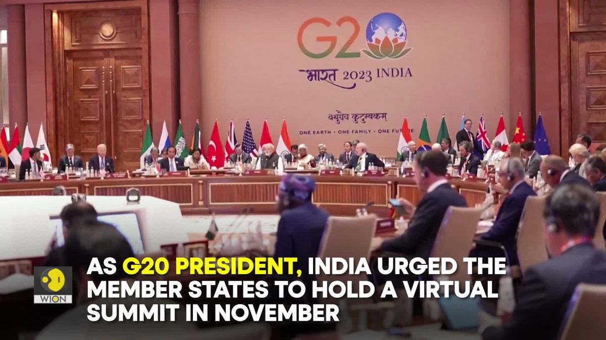 India's PM Modi calls for virtual meet in November as G20 Summit ...