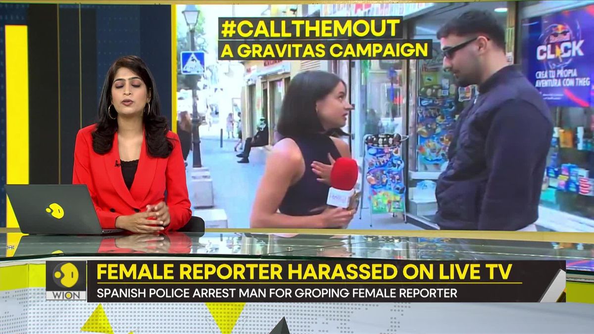 Gravitas | Do you really have to touch my bottom?: Spanish journalist ...