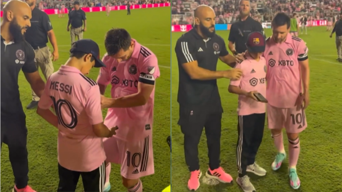 Watch | Lionel Messi's bodyguard stops pitch invader during Inter Miami ...
