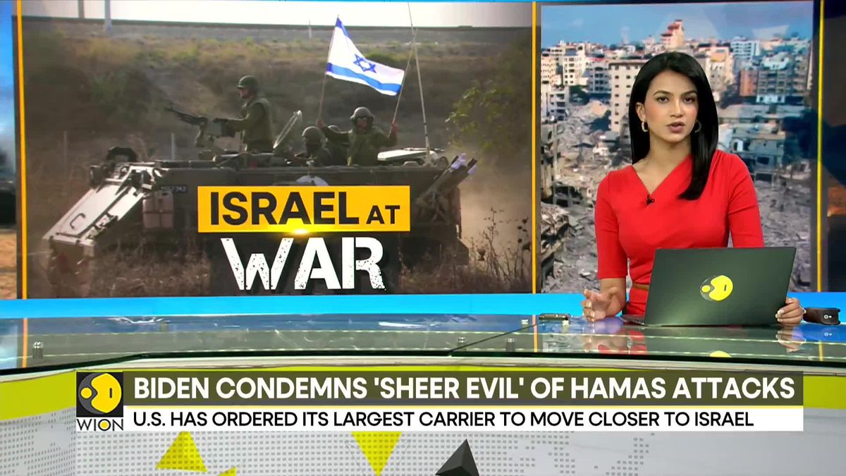 Israel-Palestine war: 'An act of sheer evil': Joe Biden pledges support ...