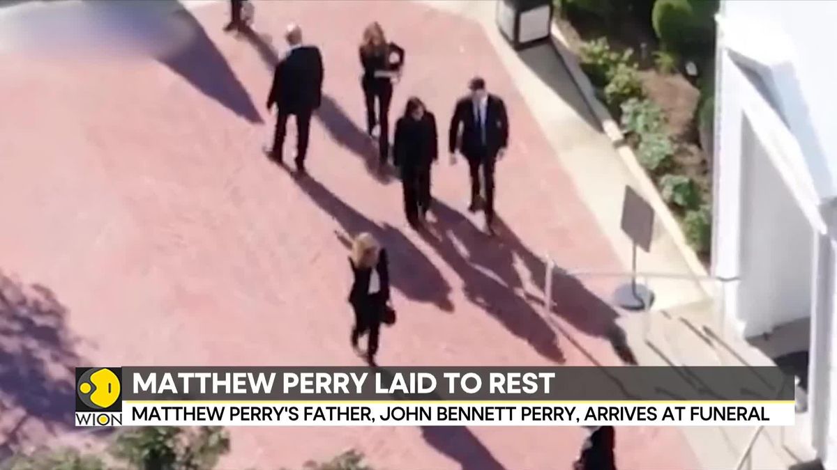 'Friends' stars arrive at Matthew Perry's funeral in Los Angeles