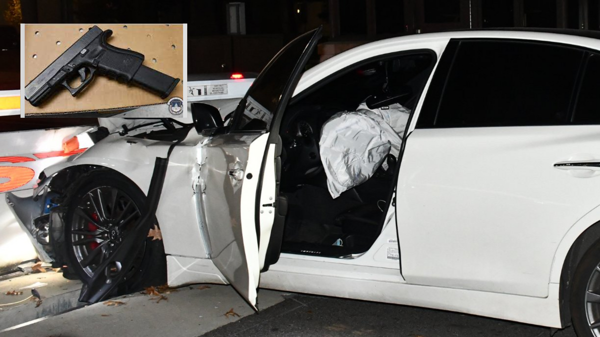 US: Capitol police seize 'giggle switch' gun after stolen car crashes ...