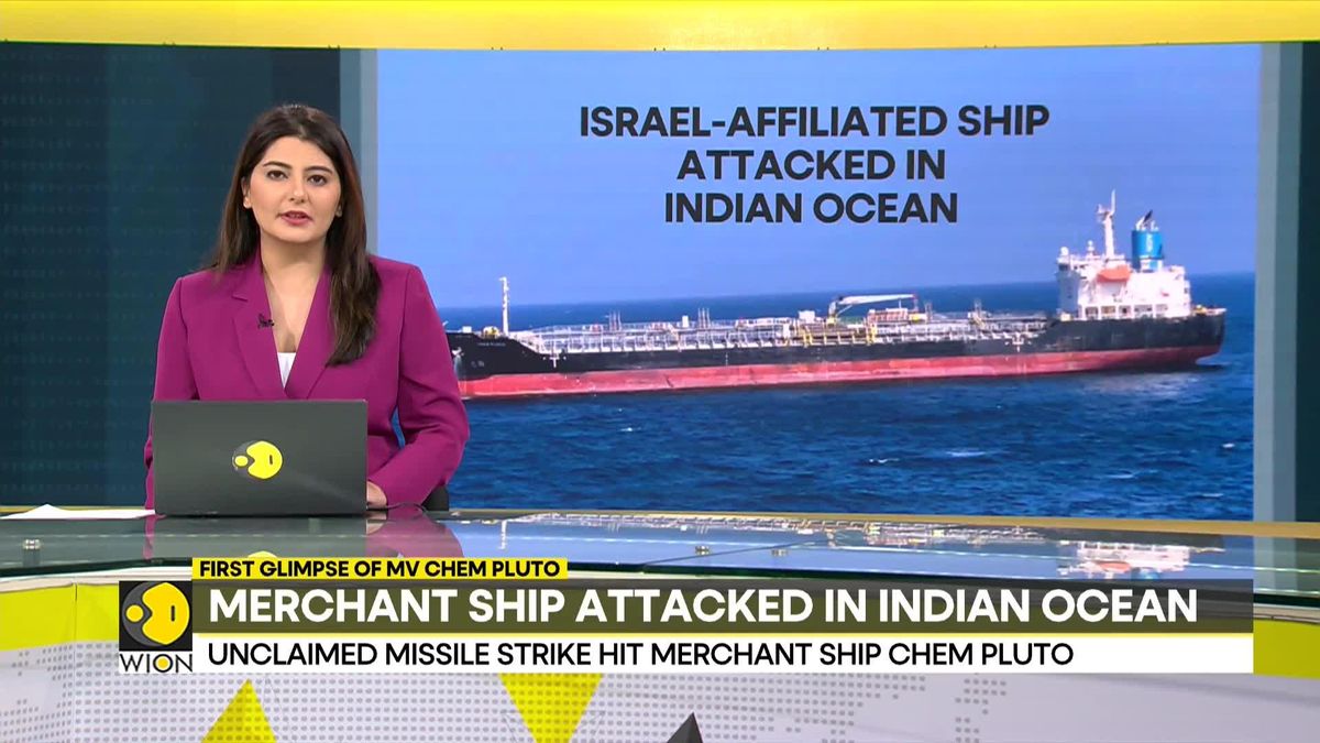 Merchant ship linked to Israel hit by drone strike off India's coast
