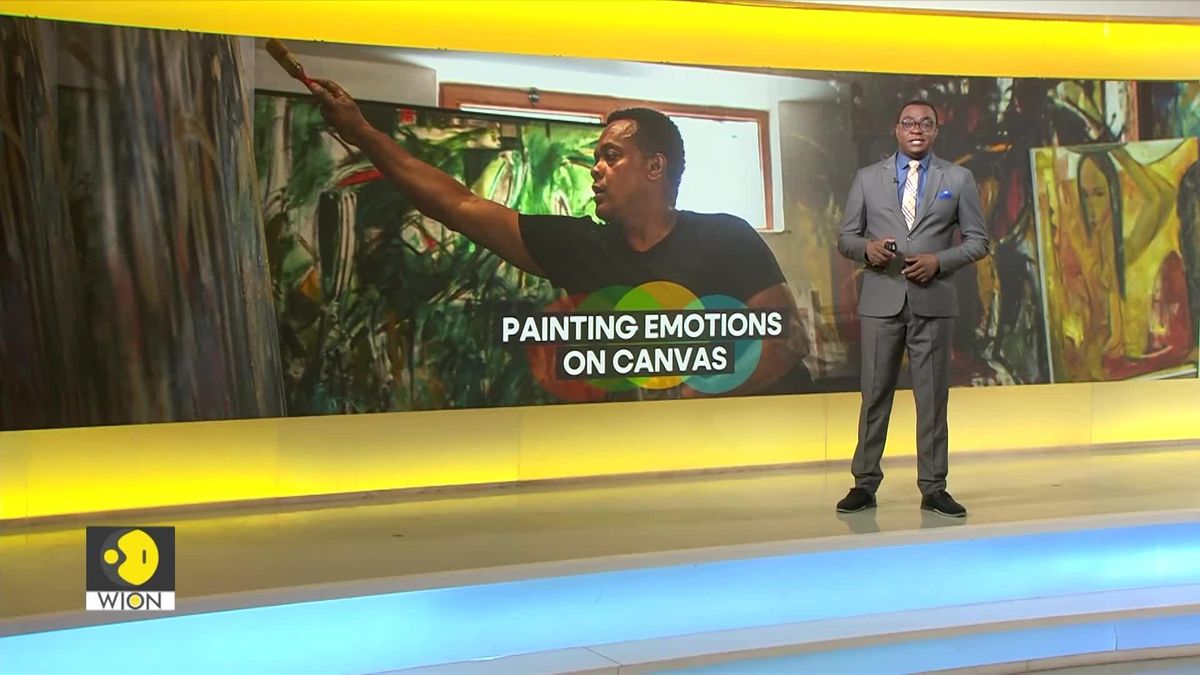 Ethiopian artist lays bare his emotions on canvas