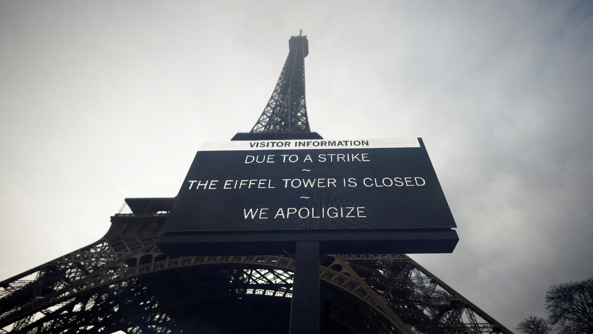 Eiffel Tower reopens after six-day closure due to workers’ strike