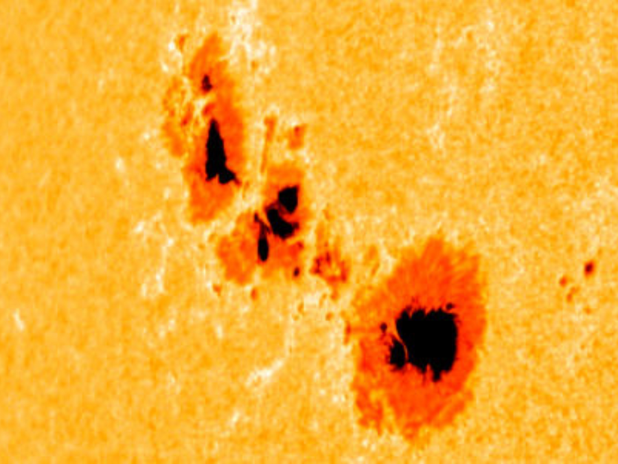 Massive sunspot wider than Earth is now aiming directly at us. Is it ...