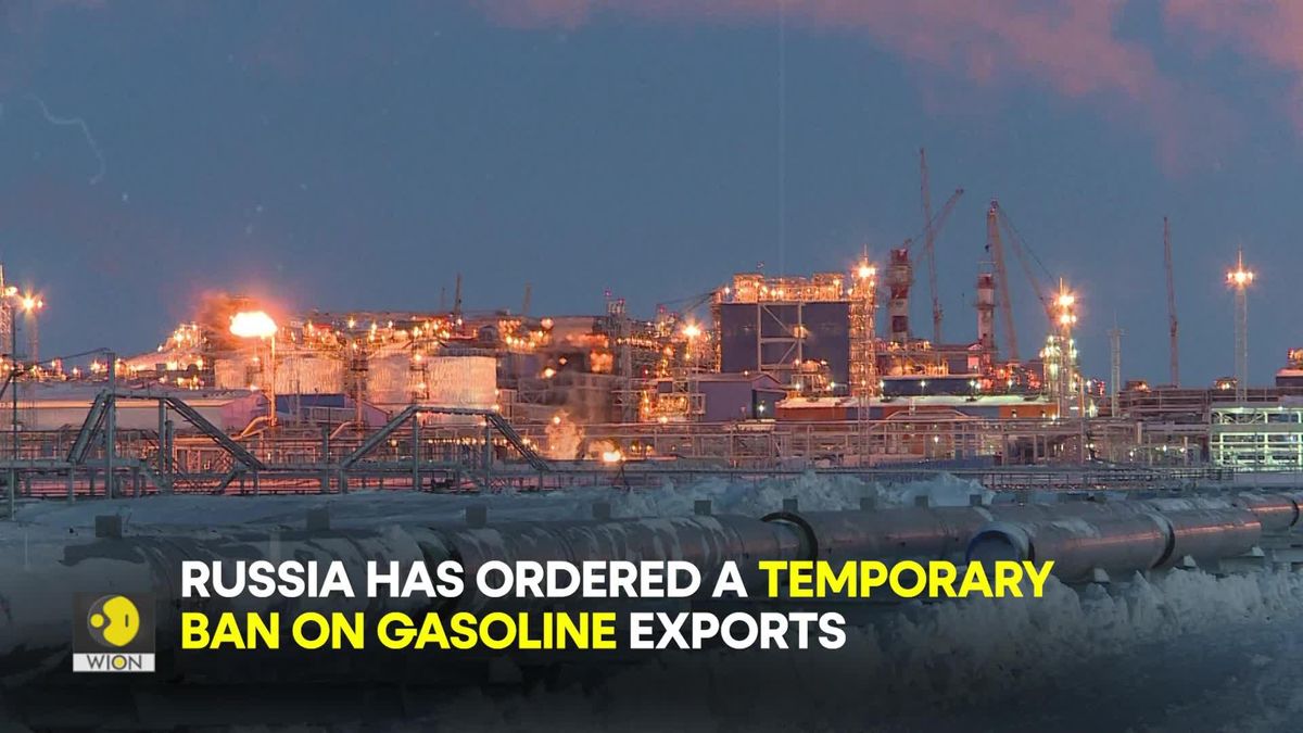 Why has Russia halted gasoline export for 6 months?